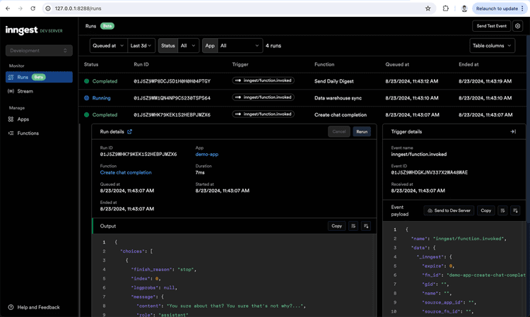 Local development - Inngest Documentation