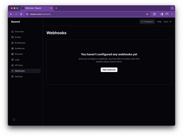 Integrate email events with Resend webhooks - Inngest Documentation