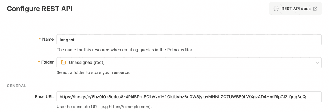 Trigger your code from Retool - Inngest Documentation