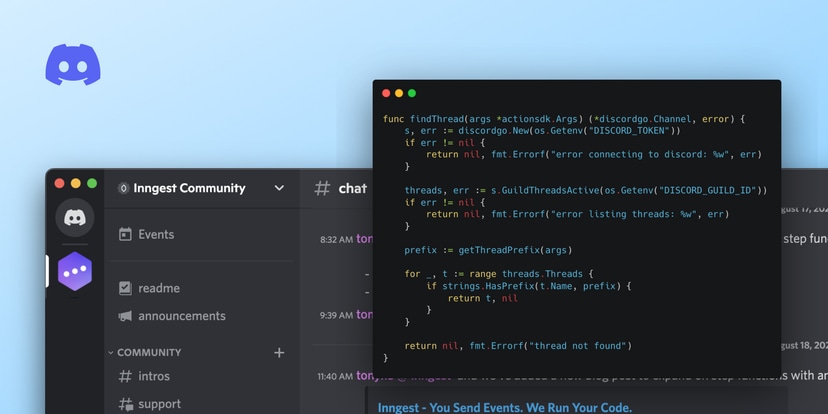 Building a Discord PR collaboration tool in an hour - Inngest Blog