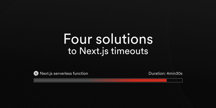 4 Solutions To Vercel Function Timeouts Inngest Blog