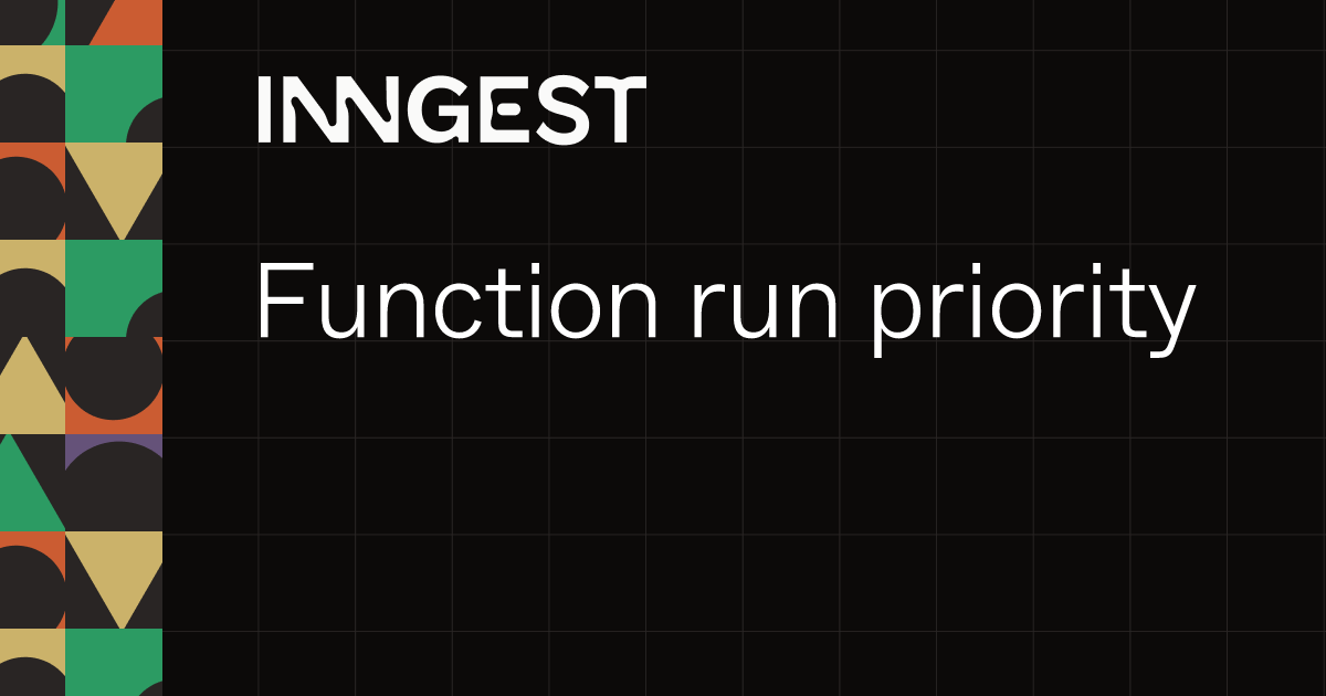 Function Run Priority Inngest Documentation