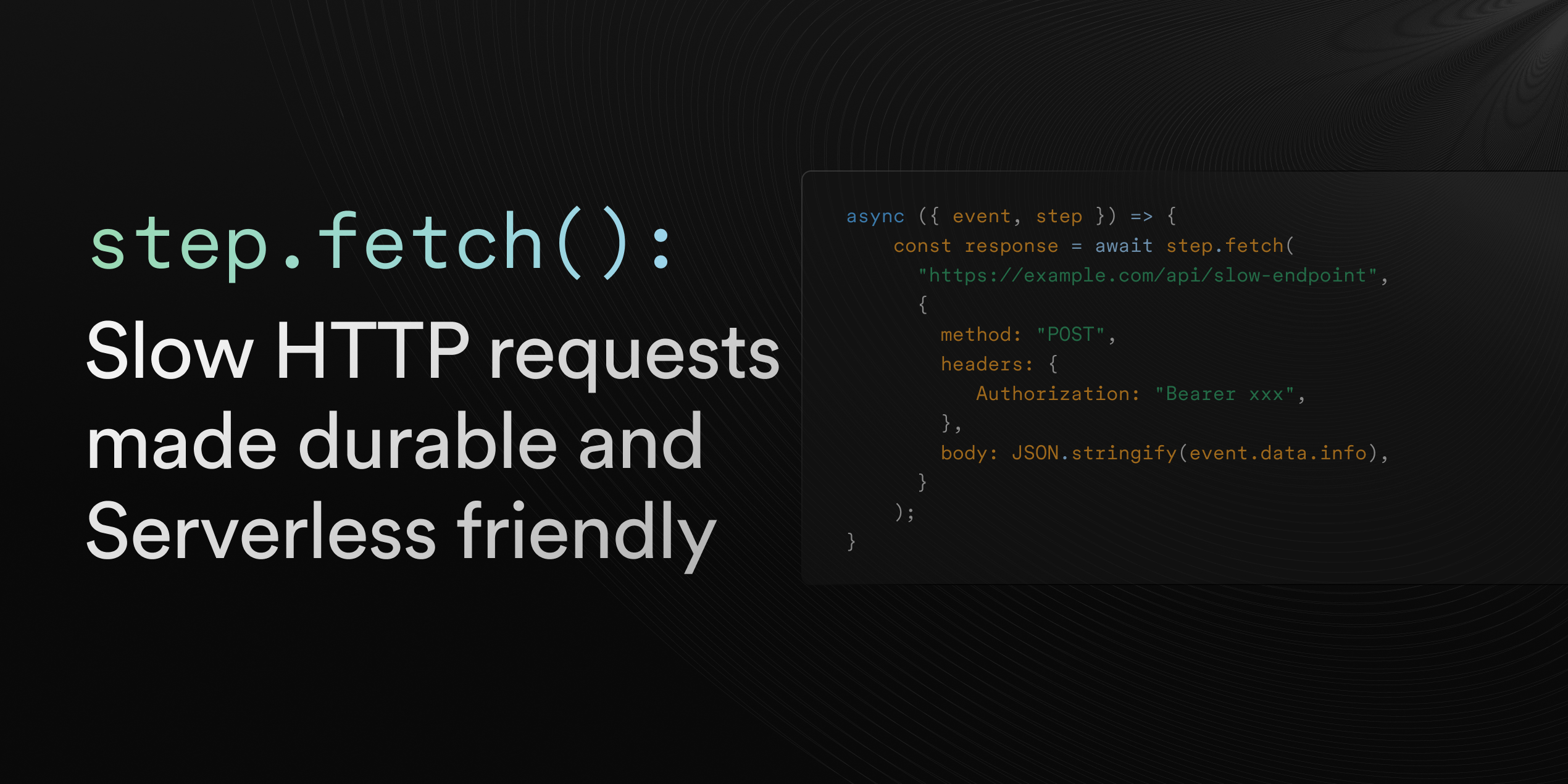Introducing: step.fetch() - Inngest Blog
