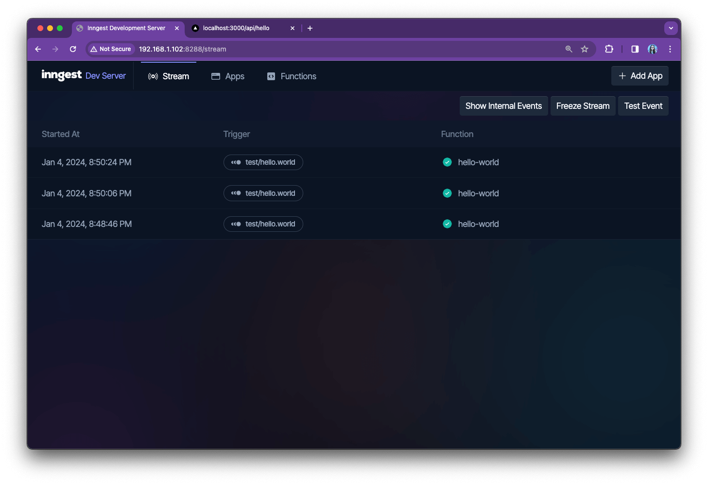 Next.js Quick Start - Inngest Documentation