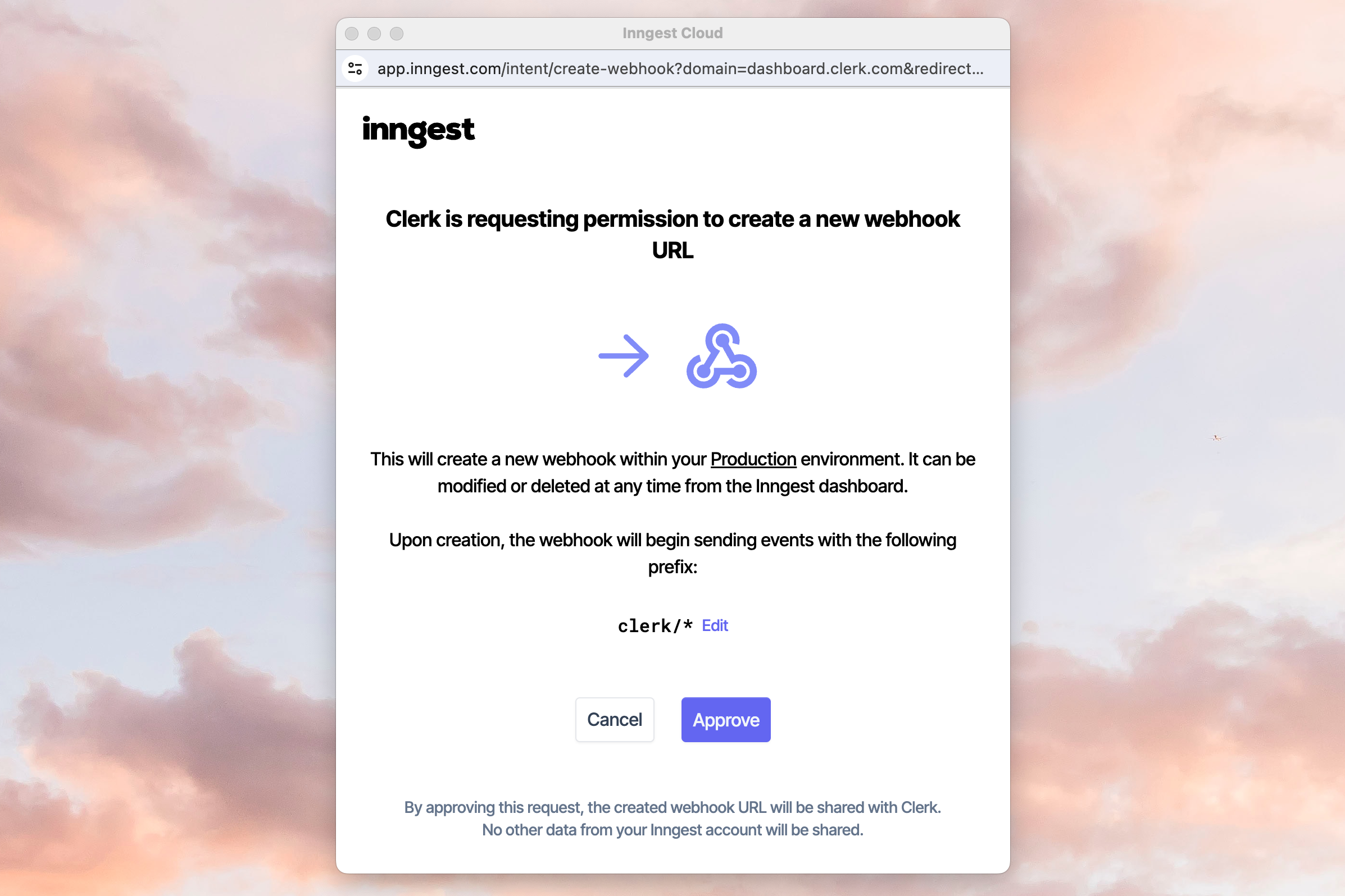 Handling Clerk webhook events - Inngest Documentation